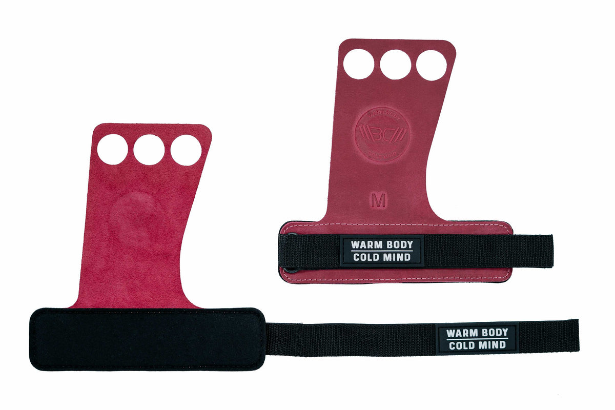 Leather Hand Grips PRO Pink - Warm Body Cold Mind